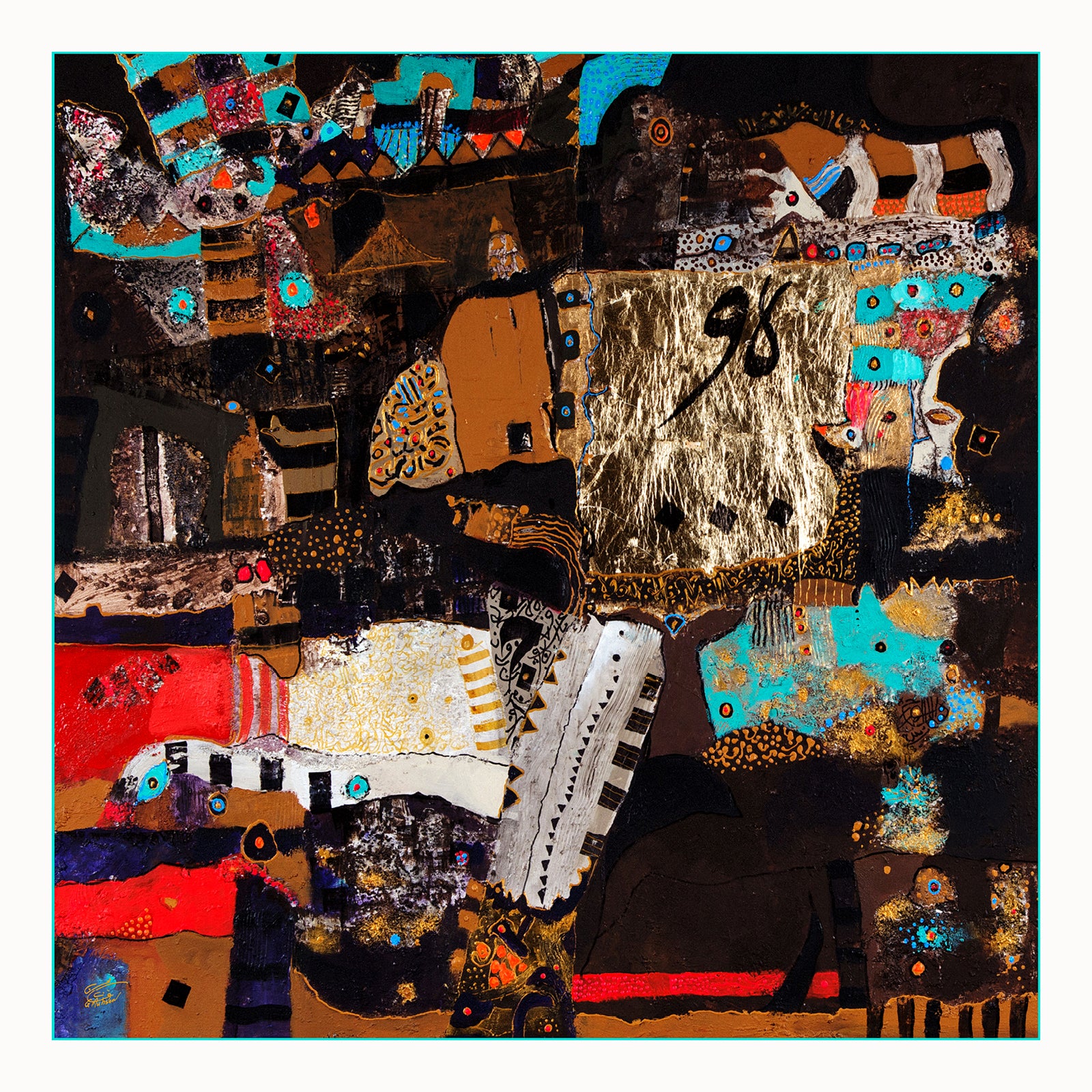 Open Sesame - Square Scarf – ANNADA